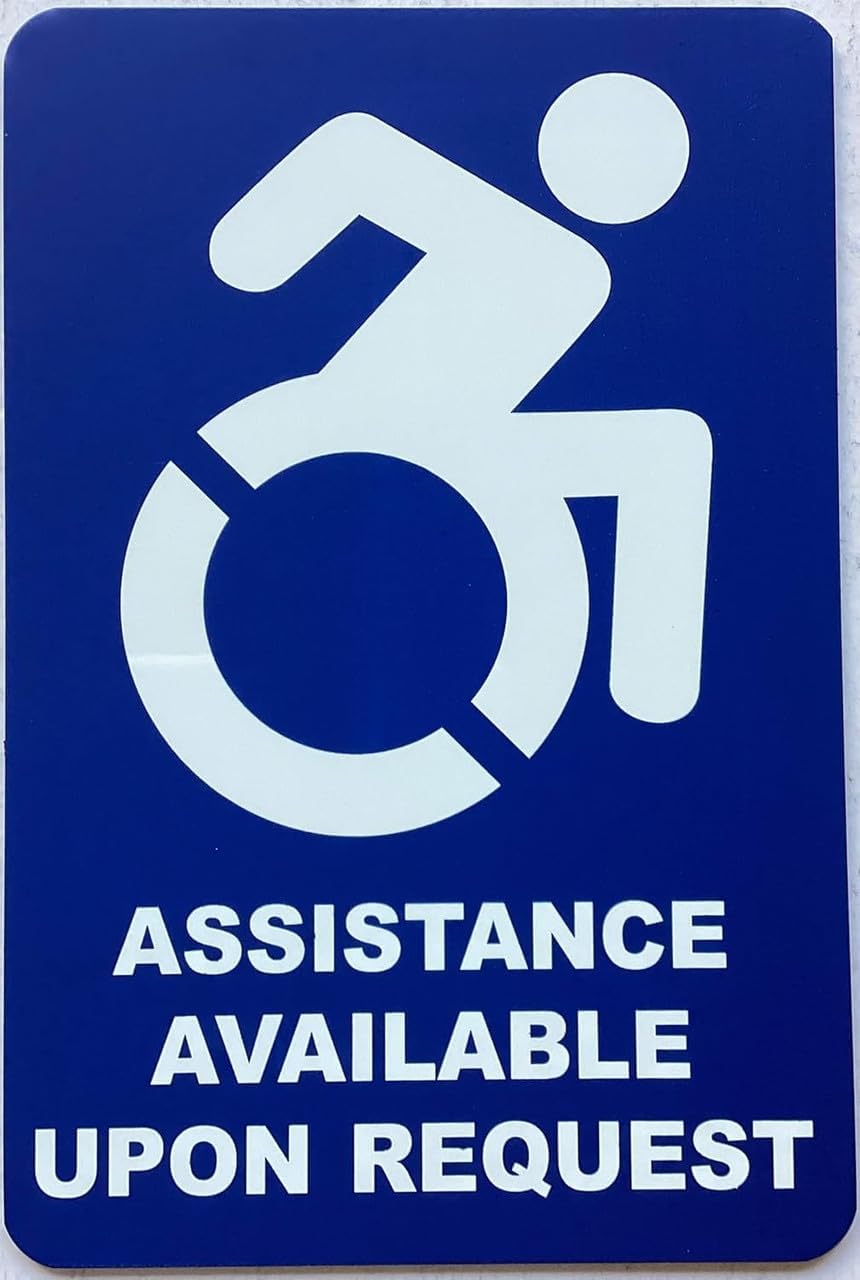 Amazon.com : ASSISTANCE AVAILABLE UPON REQUEST SIGN #1 Metal Sign for ...