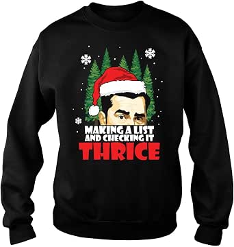 Amazon.com: MODERNCUSTOM Schitt Making A List And Checking It Thrice ...