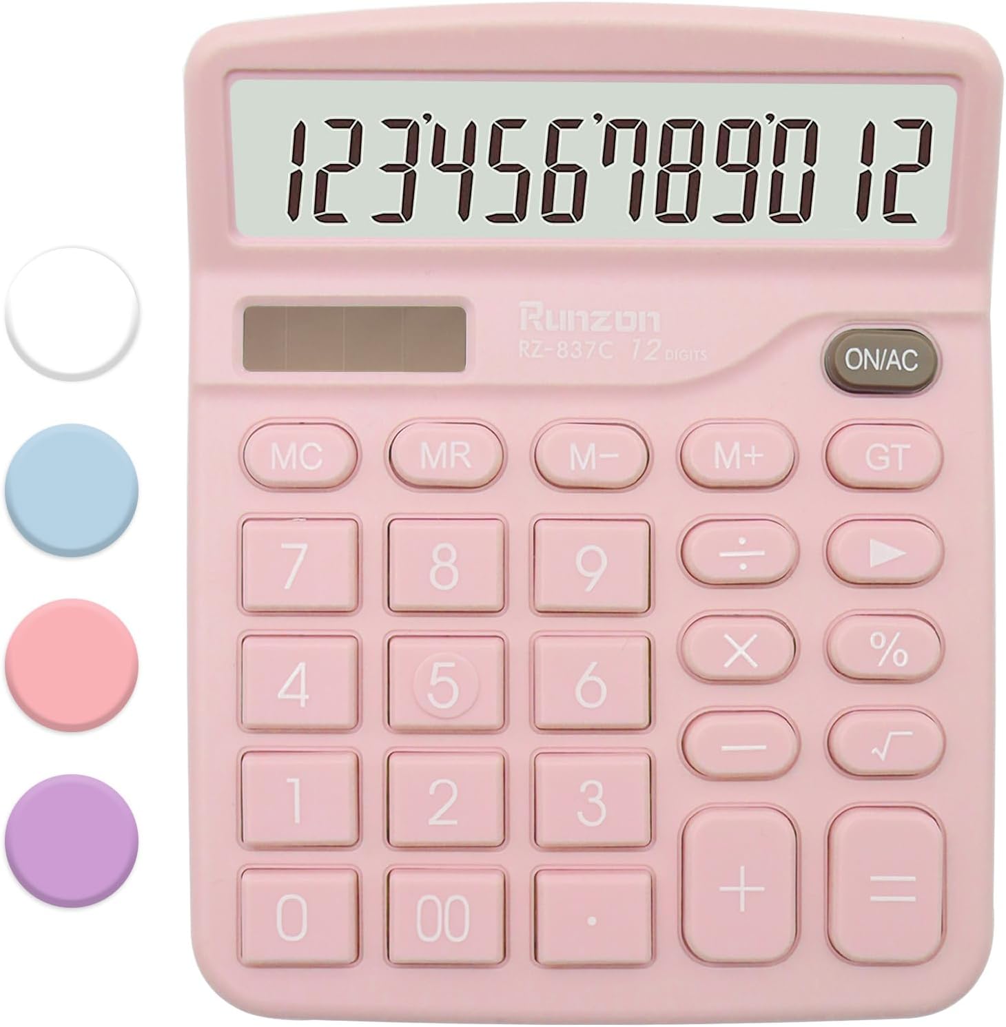 Amazon.com : Rose Gold Calculators, Desktop Calculator with Large LCD ...