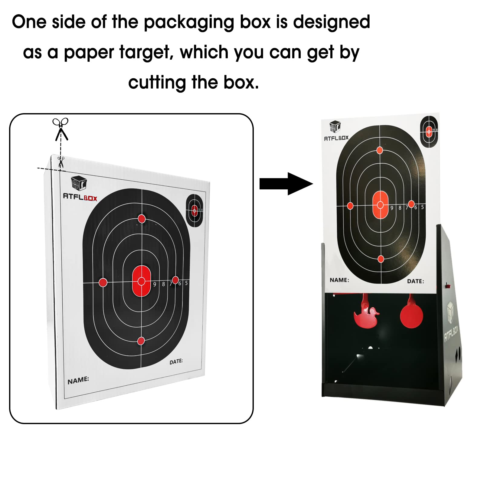 Snapklik.com : Atflbox 7 X 9 Inch BB Gun Target Trap