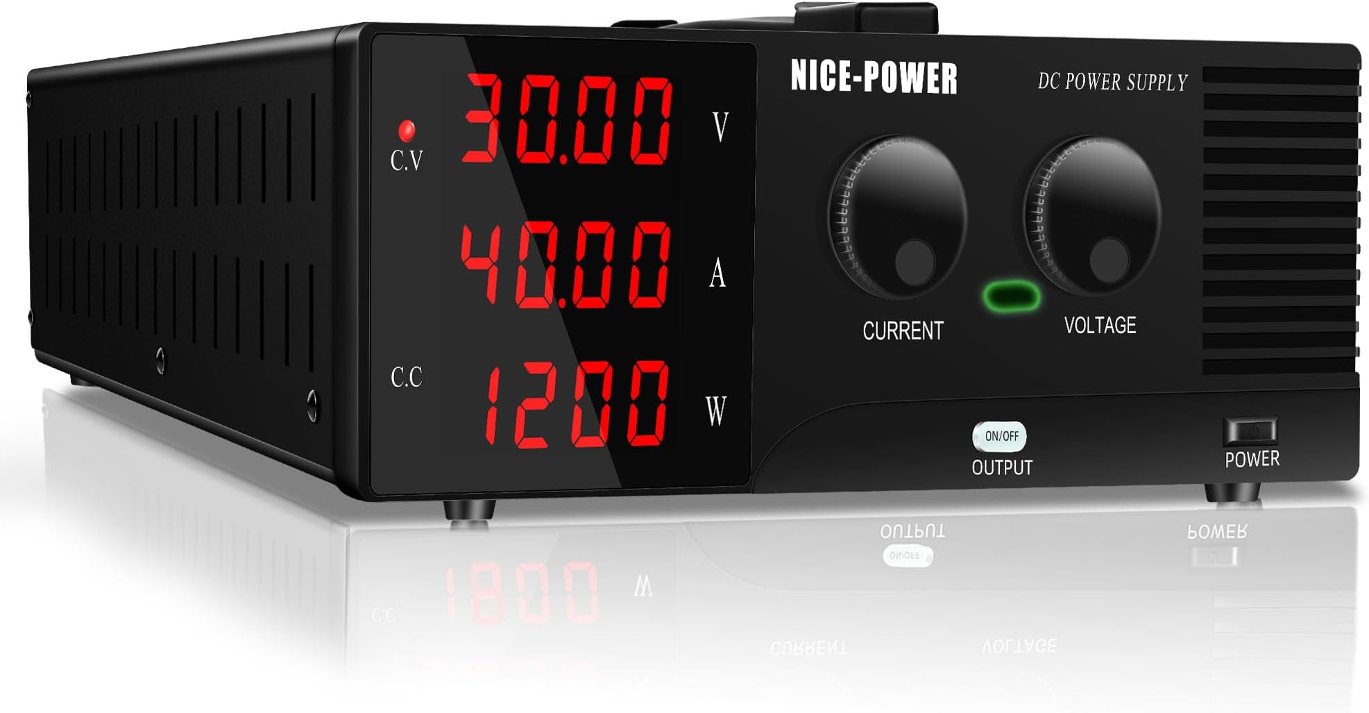 Amazon.com: NICE-POWER DC Power Supply Variable 30V 40A, 1200W High ...