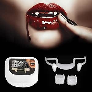 Vampire Fangs,Retractable Vampire Teeth,Retractable Halloween Vampire ...