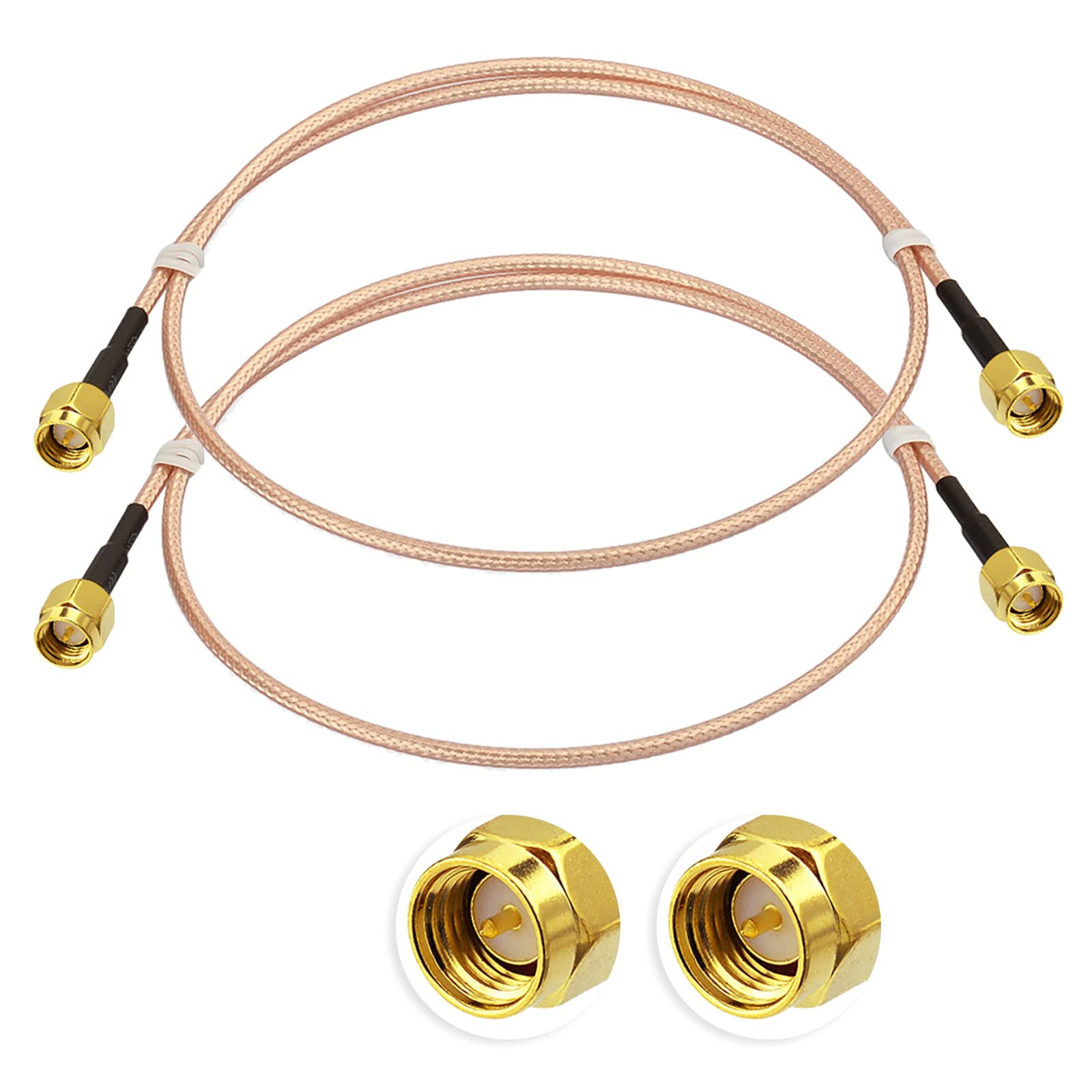 Buy Superbat SMA Jumper Cable SMA Male to SMA Male Connector RG316 ...