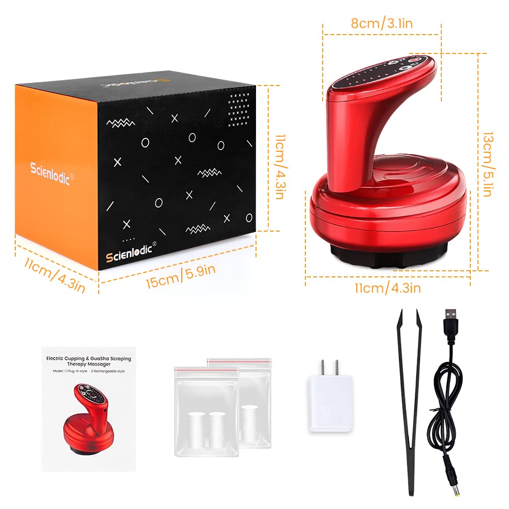 Scienlodic 3 in 1 Cupping Set,Electric Cupping Therapy Machine,Strong ...