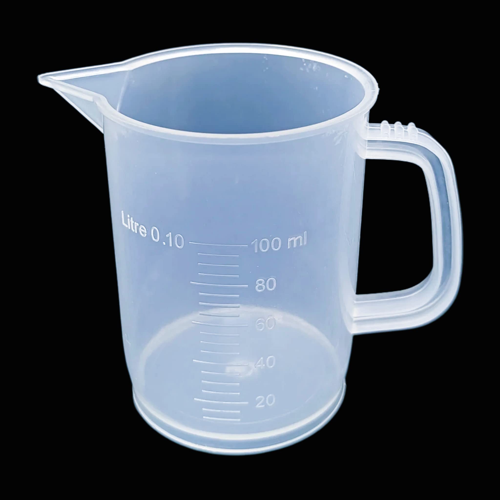 Buy Bridge2shopping Plastic Measuring Jug, Measuring Jar, White (100 ML ...