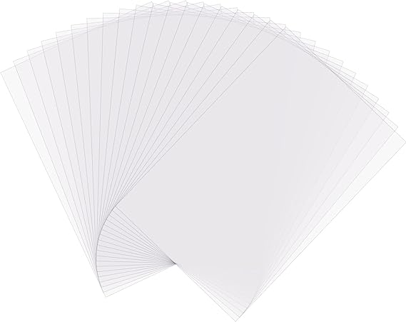 50 Blatt Transparentpapier Weiß, A4 Durchsichtiges Papier ...