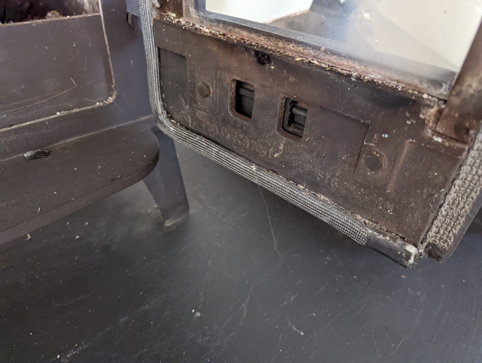 STOVAX 13mm Black Rope Stove Door Seal Kit with Glue for STOCKTON MK 2 ...