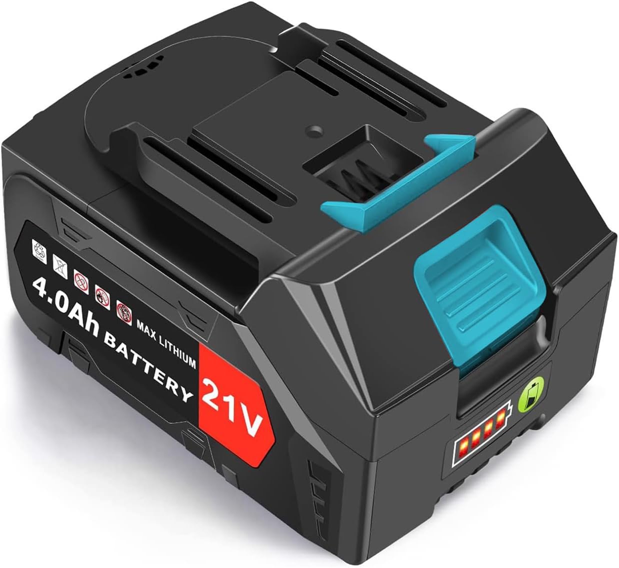 Amazon.com: Lemolifys 4000mAh Lithium-ion Replacement Battery for Makita, 21V Replacement ...