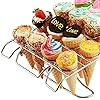 Amazon.com: Cupcake Cone Baking Rack, Ice Cream Cone Stand Holder ...