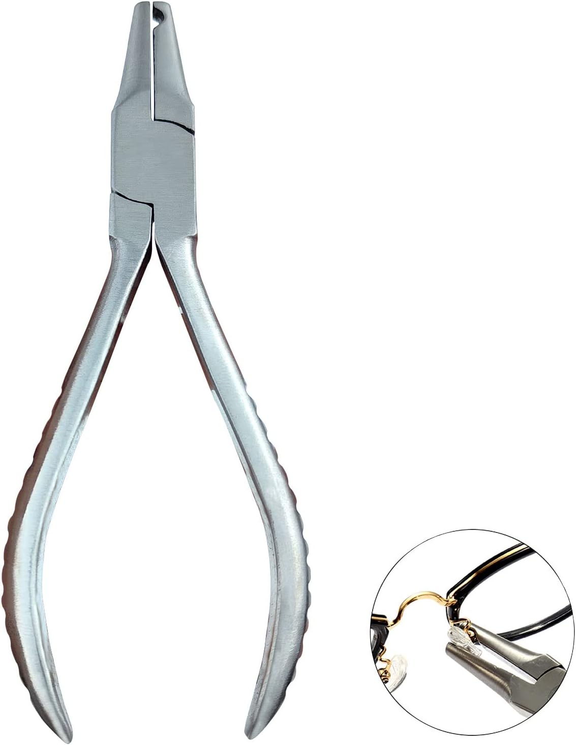 Amazon.com: Eyeglasses Nose Pad Arm Adjusting Pliers - Bent Nose ...