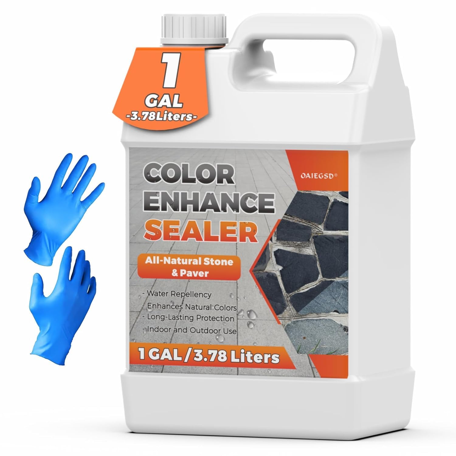 Buy 128 oz Stone Color Enhancer Sealer, High Gloss Wet Look Stone ...