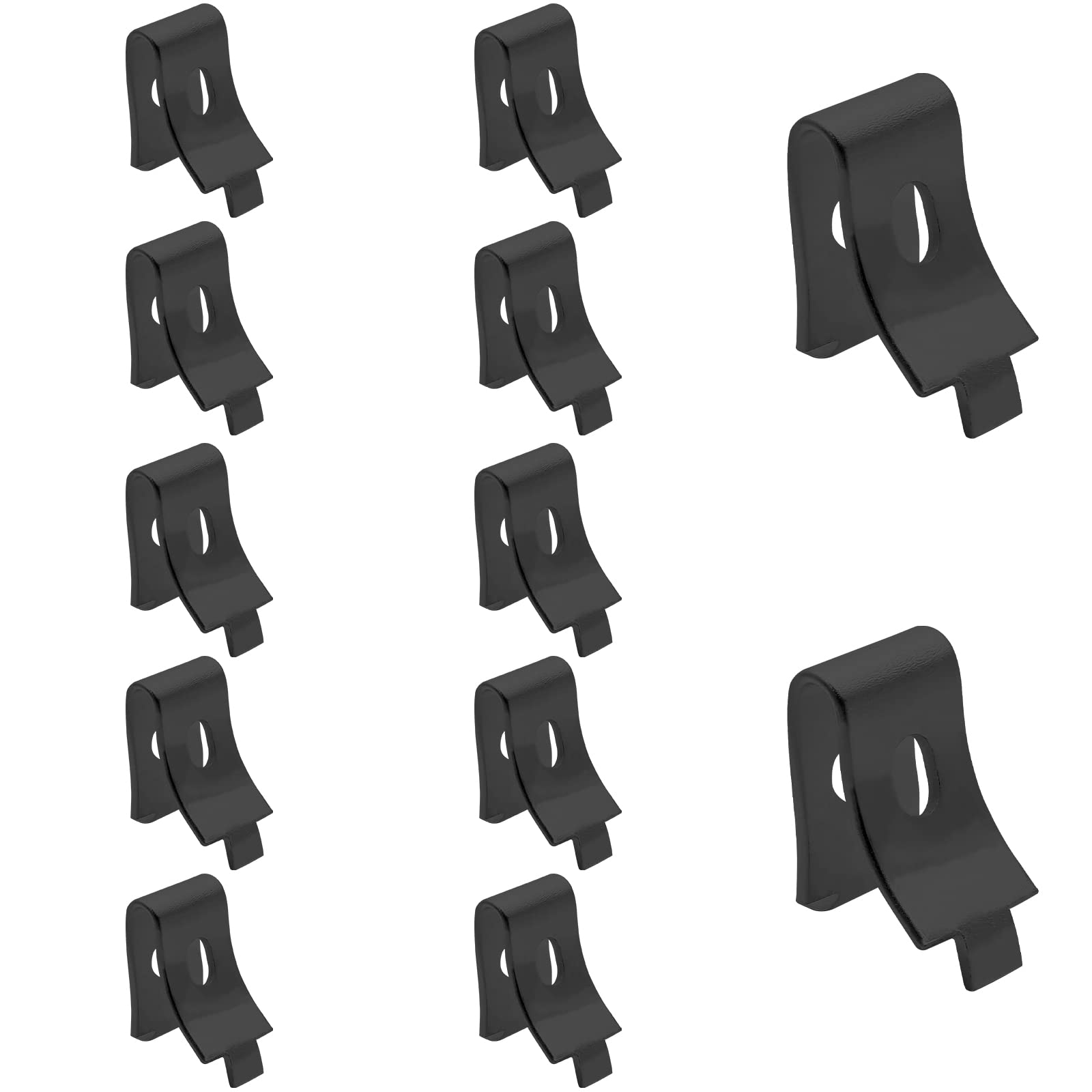 Amazon.com: Kyuionty 12 Pack Pilaster Shelf Support Clip, Adjustable ...