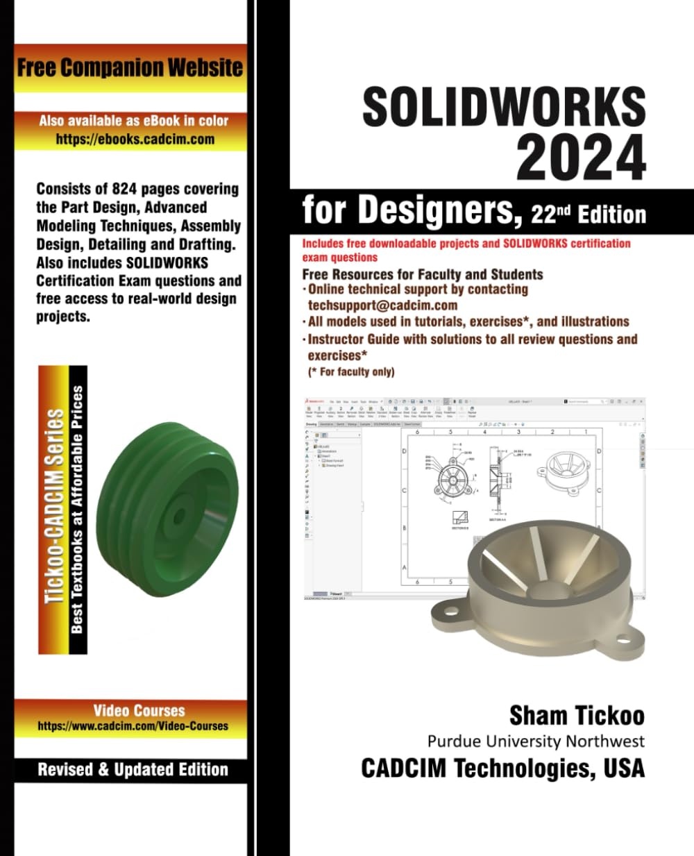 SOLIDWORKS 2024 for Designers, 22nd Edition: Prof. Sham Tickoo Purdue ...