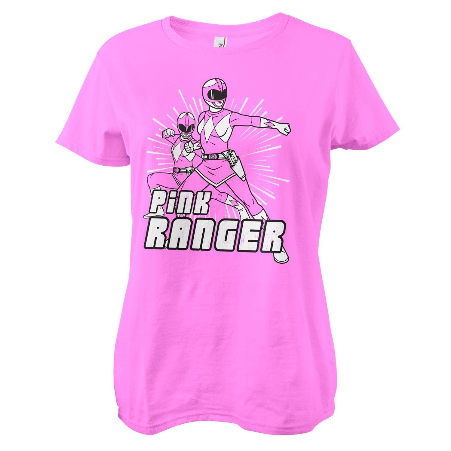 Camiseta Rosa De Power Ranger Playera Power Rangers Jungle Fury