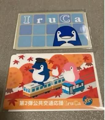 Amazon.co.jp: Kotoden Transportation IC Card Iruca 2 Types : Toys & Games