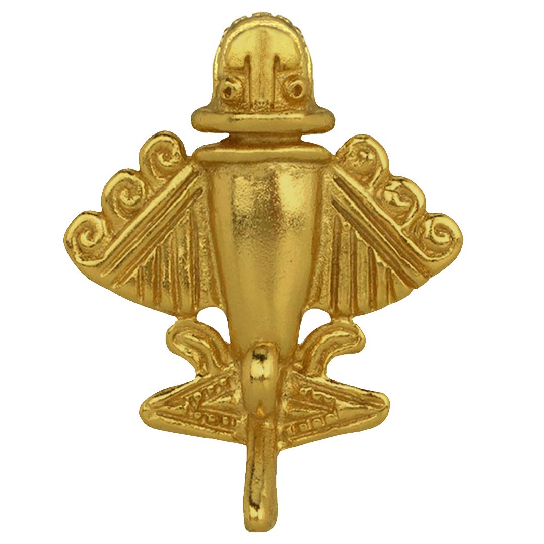 Buy Across The Puddle, Ancient Golden Jet-9 Lapel Pin | 24k GP Golden ...