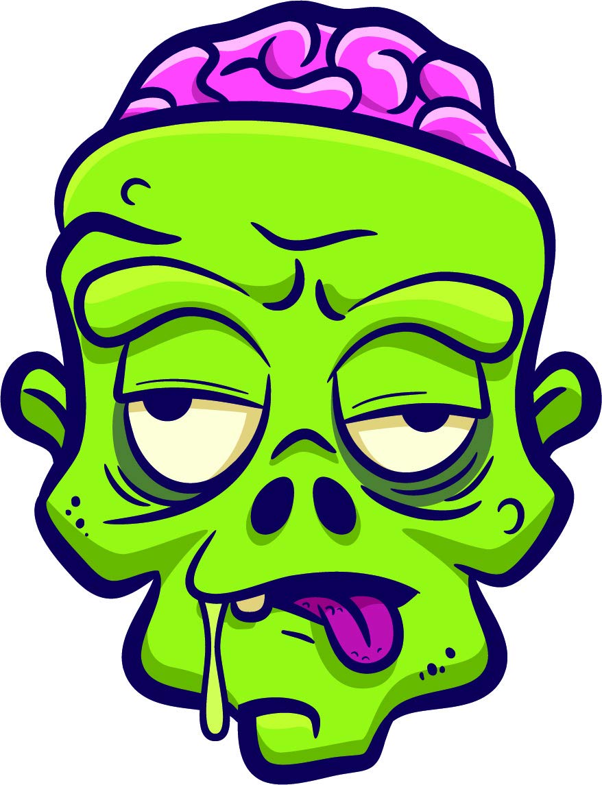 Cartoon Zombie Face