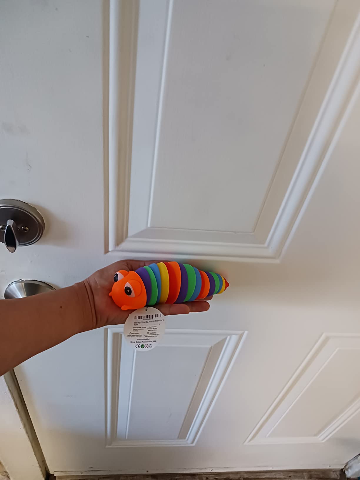 Amazon.com: Extra Large 7" Fidget Slug Toys, Sensory Slug Fidget Toy ...