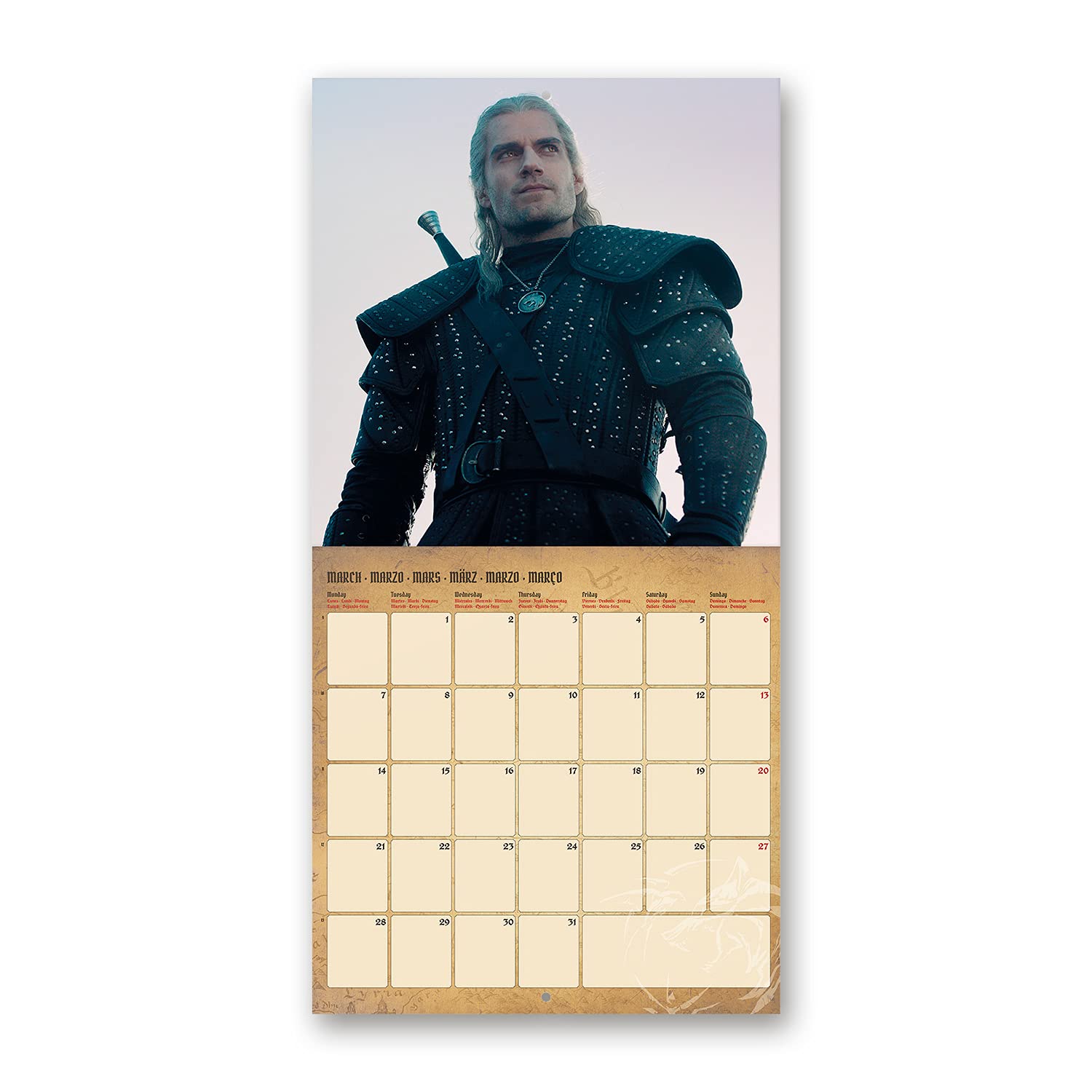 Buy Official The Witcher 2022 Wall Calendar, 2022 Calendar, 12" x 12 ...