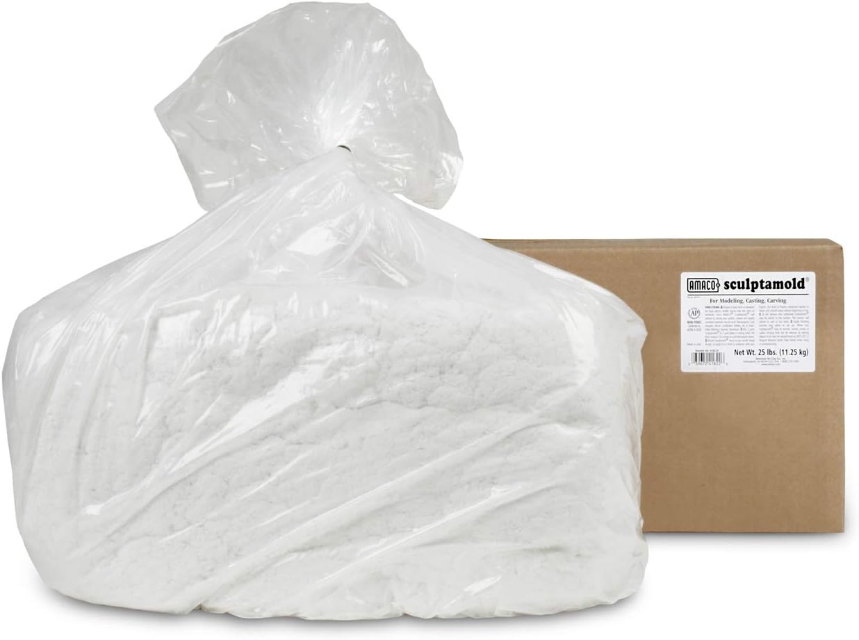 Amazon.com: AMACO Sculptamold Modeling Compound, White, 3 lbs. Per Bag ...
