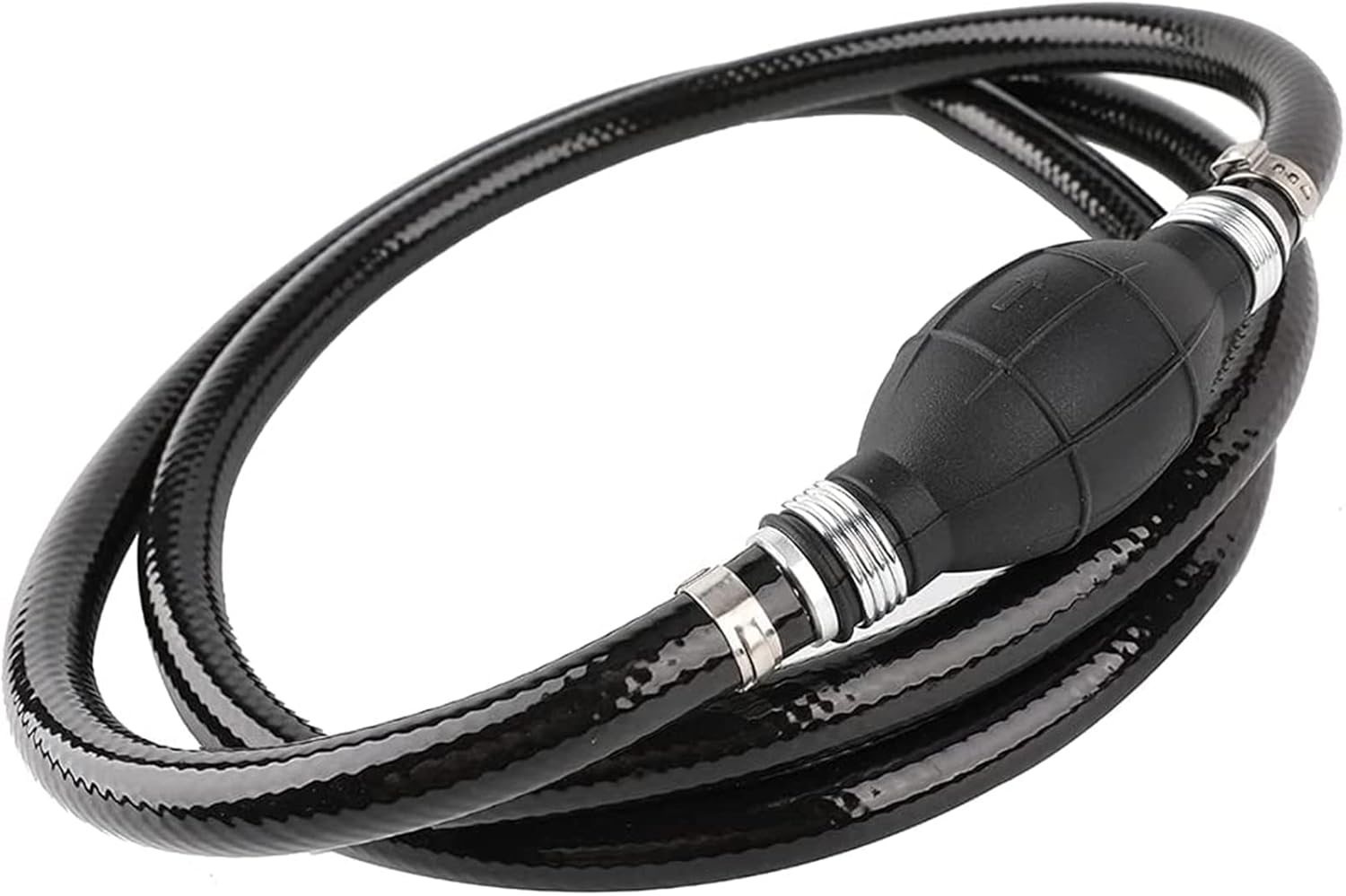 Marine Fuel Line 3 8 Inch 6FT With Primer Bulb Steel Hose Clamps marine-fuel-line-3-8-inch-6ft-with-primer-bulb-steel-hose-clamps