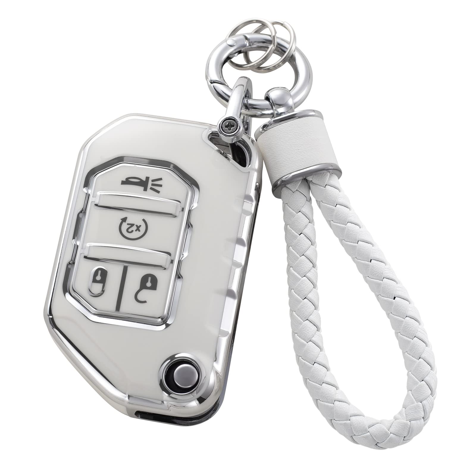 Snapklik.com : YO&YOYE For Jeep Key Fob Cover