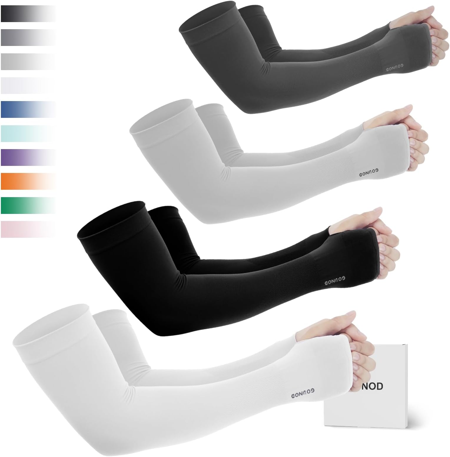 Amazon.com: MGANG Lymphedema Compression Arm Sleeve with Gauntlet for ...