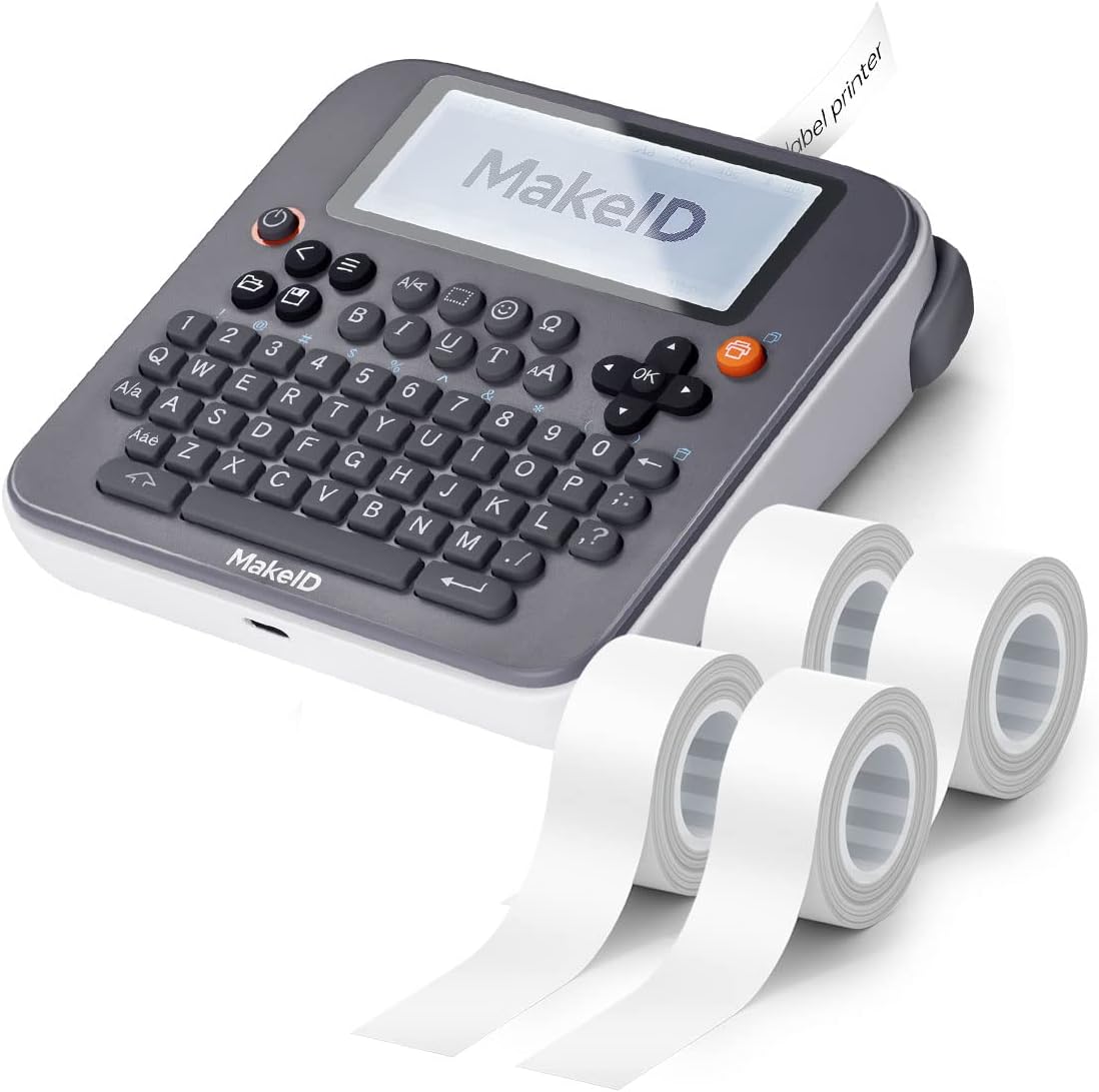 Amazon.com : Makeid E1 Portable Label Maker - Bluetooth Compatible ...