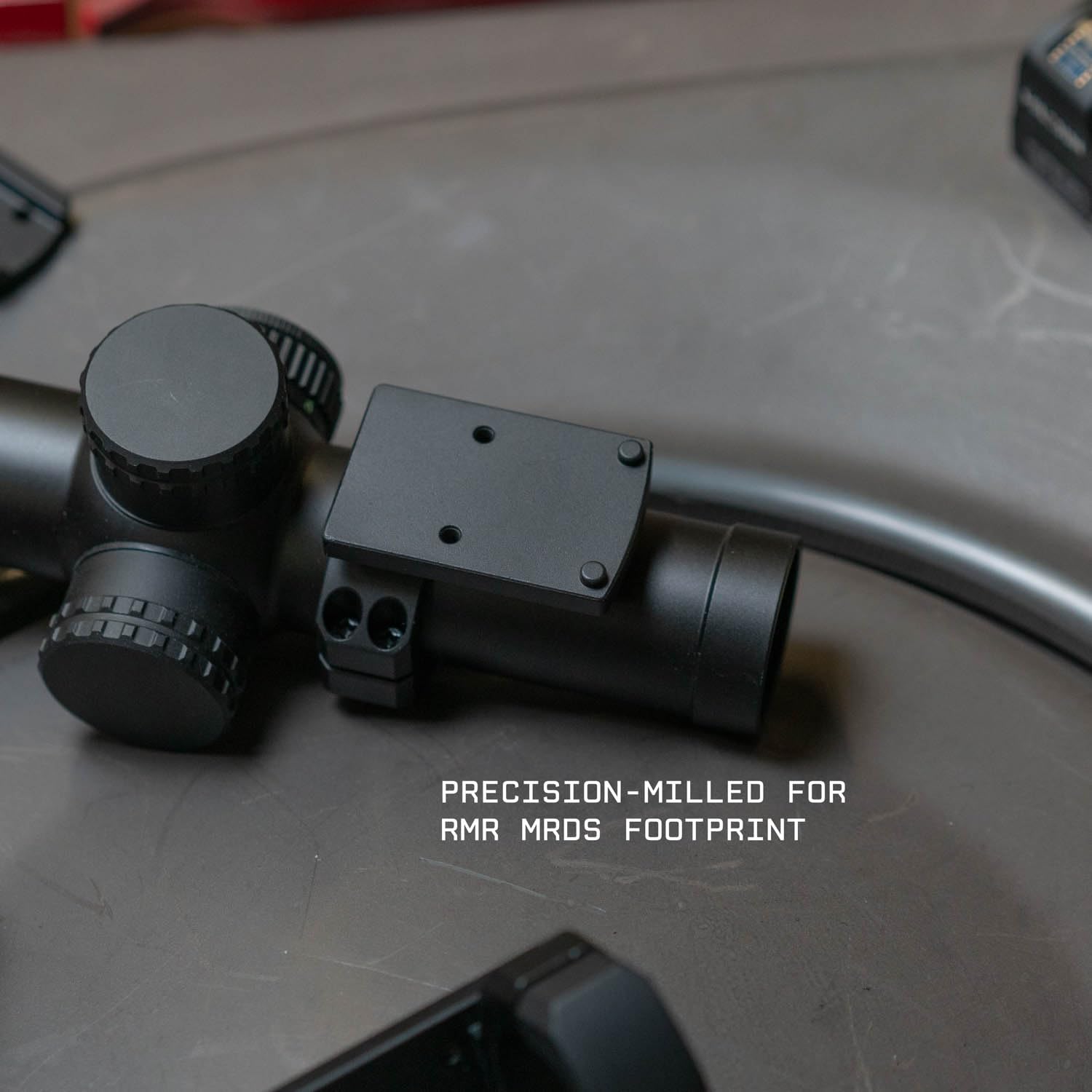 Snapklik.com : Low Profile Piggyback Red Dot Ring Mount For Rifle ...