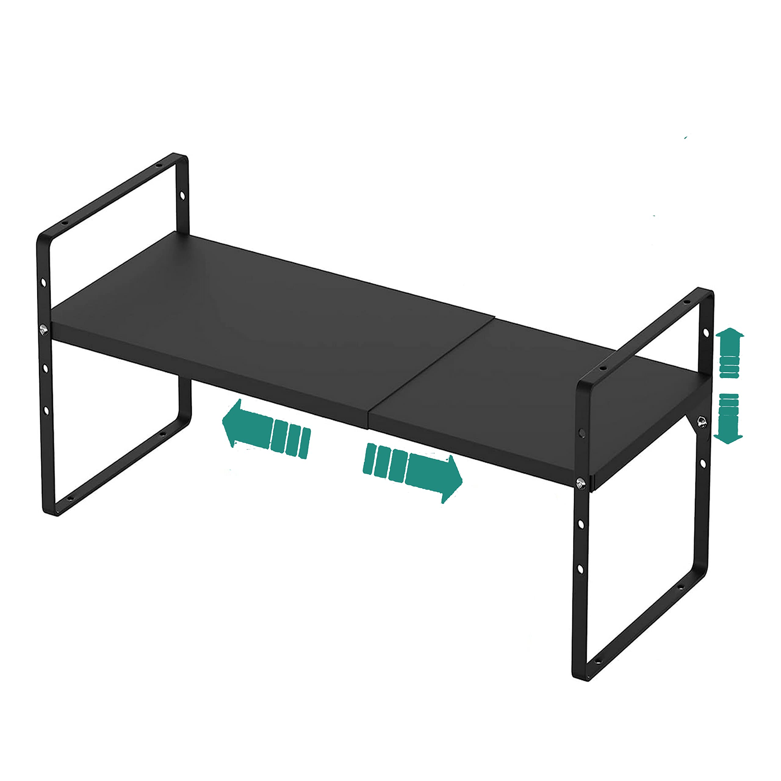 Amazon.com: SUZLON Expandable Metal Shelf, 4-Tier Heavy Duty Kitchen ...