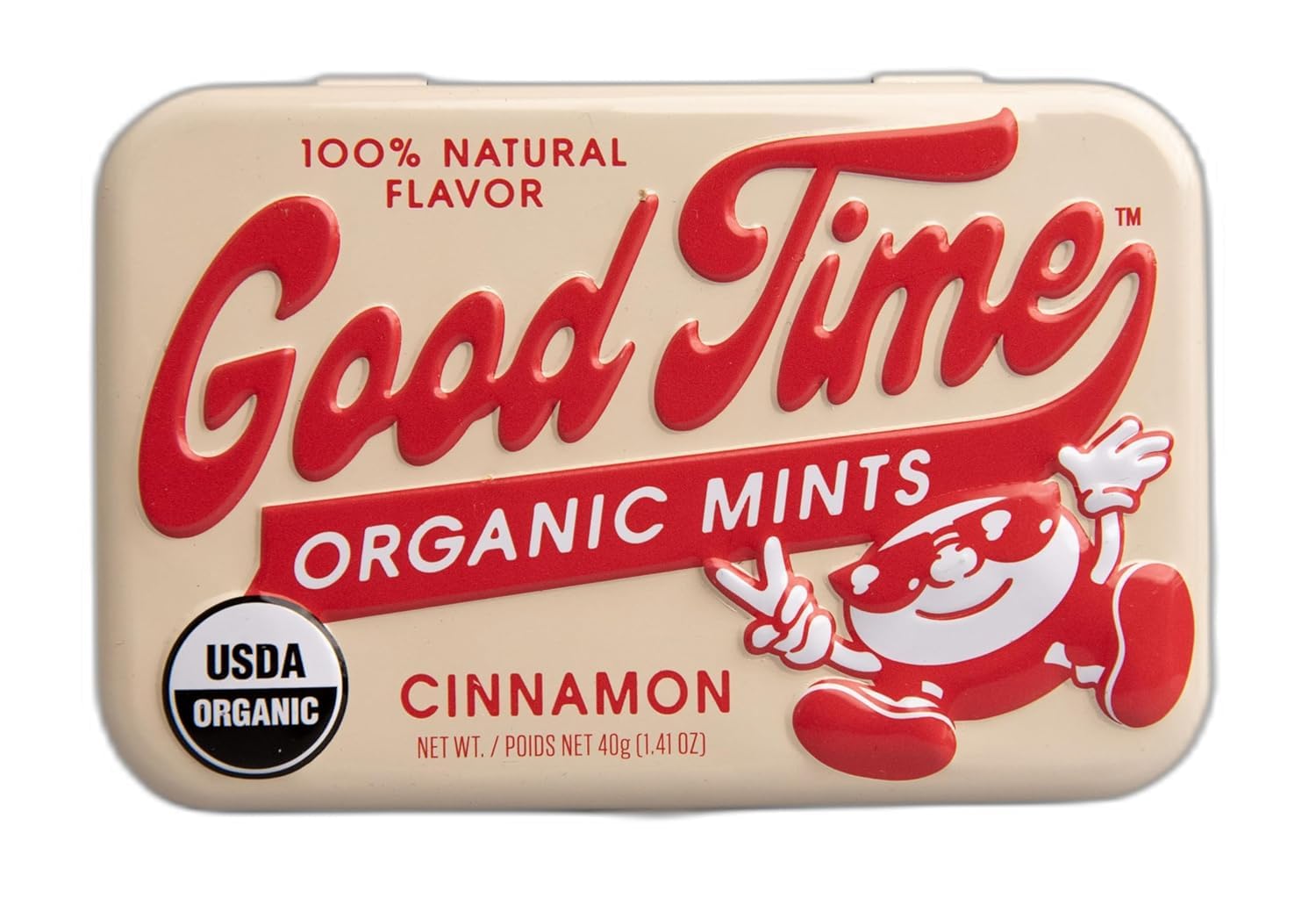 Amazon.com : Good Time Organic Mints - Cinnamon | Organic Cane Sugar ...