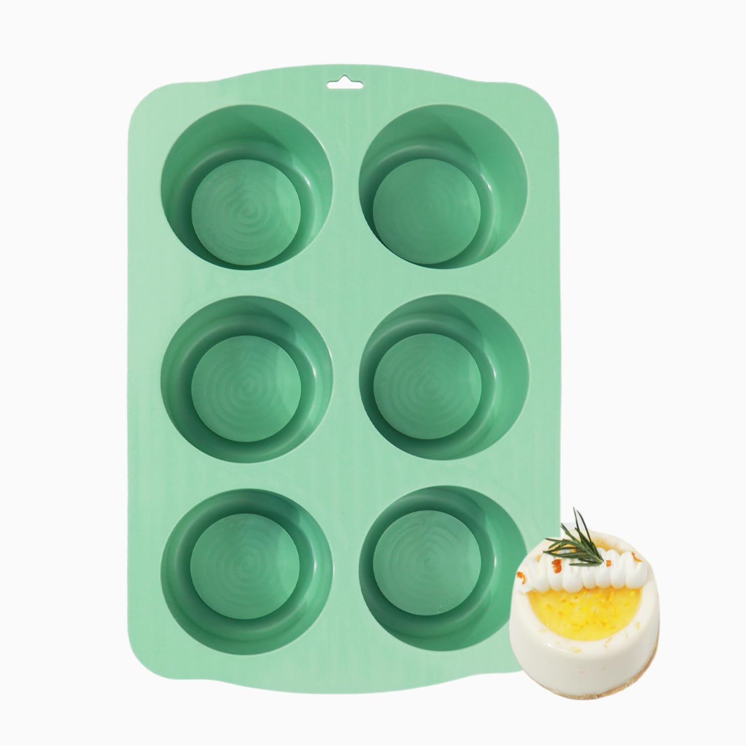 Amazon.com: QELEG Silicone Mini Cake Mold, 3D Silicone Mousse Cake ...