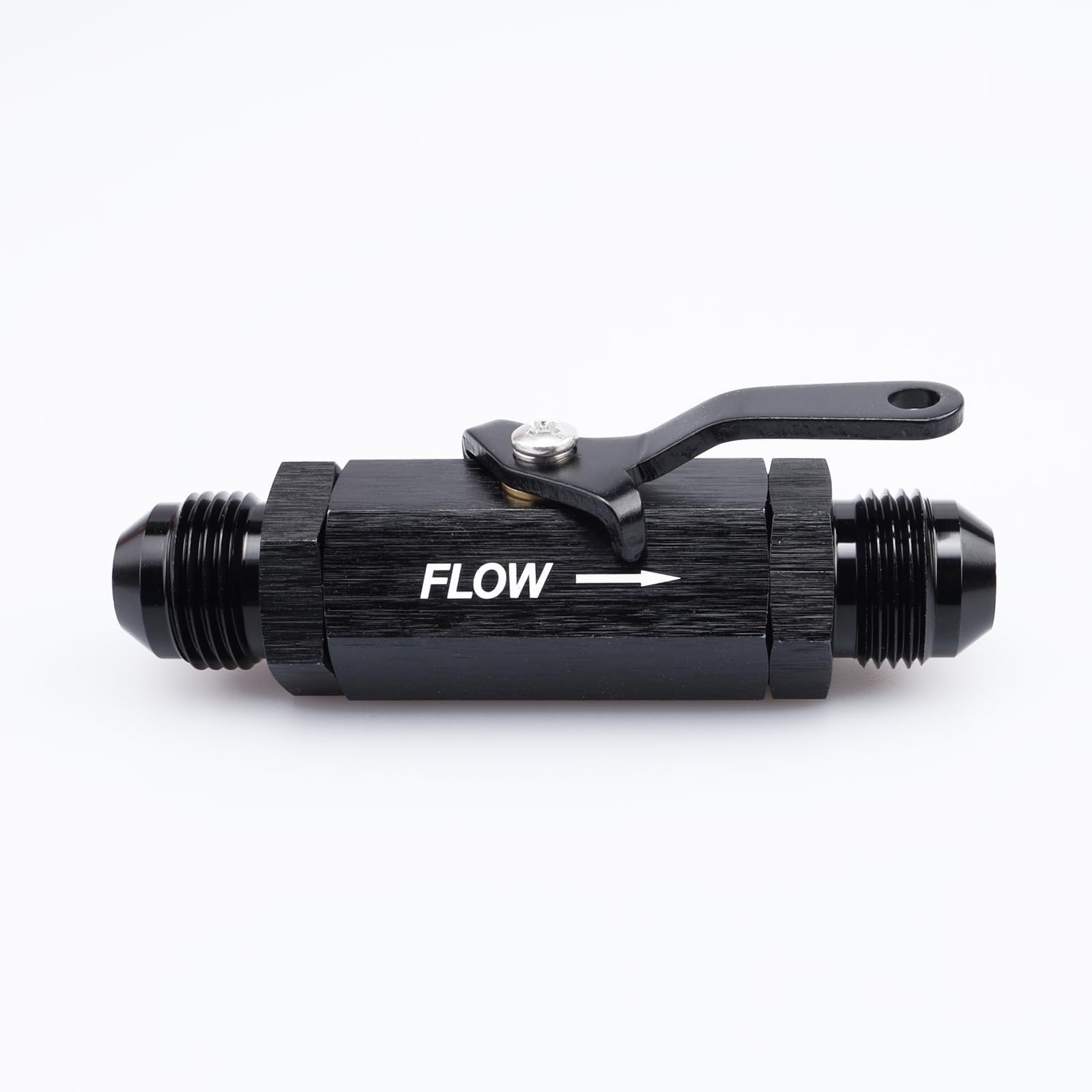 AC PERFORMANCE -8AN Male Flare Aluminum Inline Fuel Shut Off Valve Flow ...