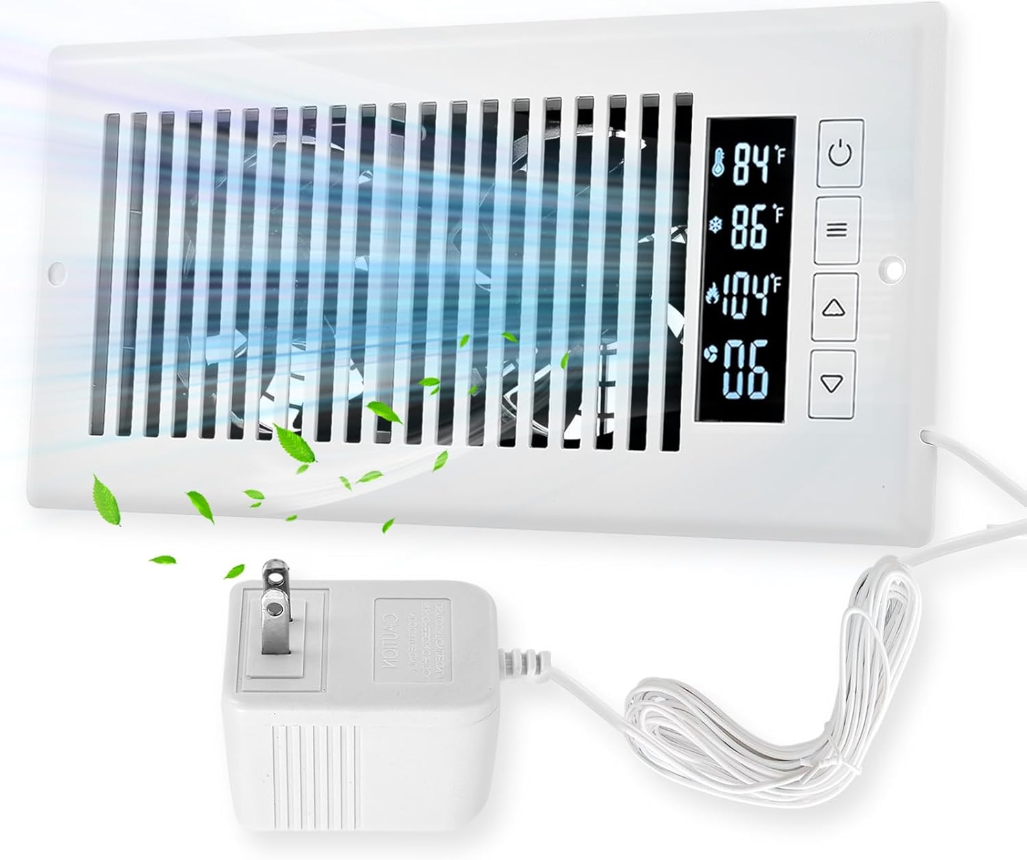 Amazon.com: Rysmirs Smart Register Booster Fan 4" x 10" - Quiet Vent ...