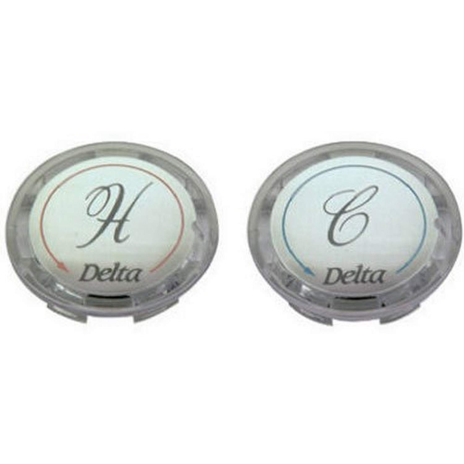 BrassCraft SHD0254 C Faucet Handle Buttons for Delta Faucet , Clear ...
