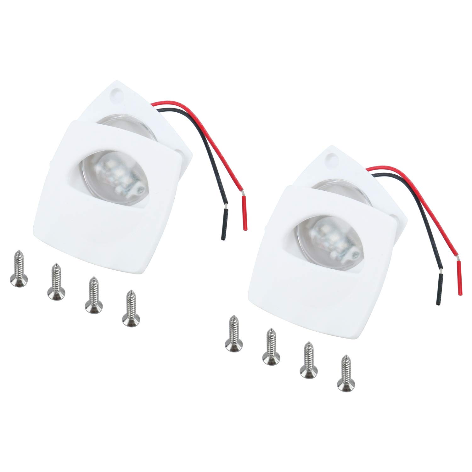 Snapklik.com : Amarine Made Boat Marine RV Auto 12 Volt LED Square ...