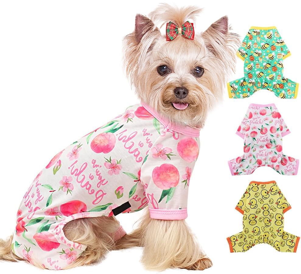 Amazon.com : Dog Pajamas Large Sized Dog Boy Girl, Cotton Stretchable ...