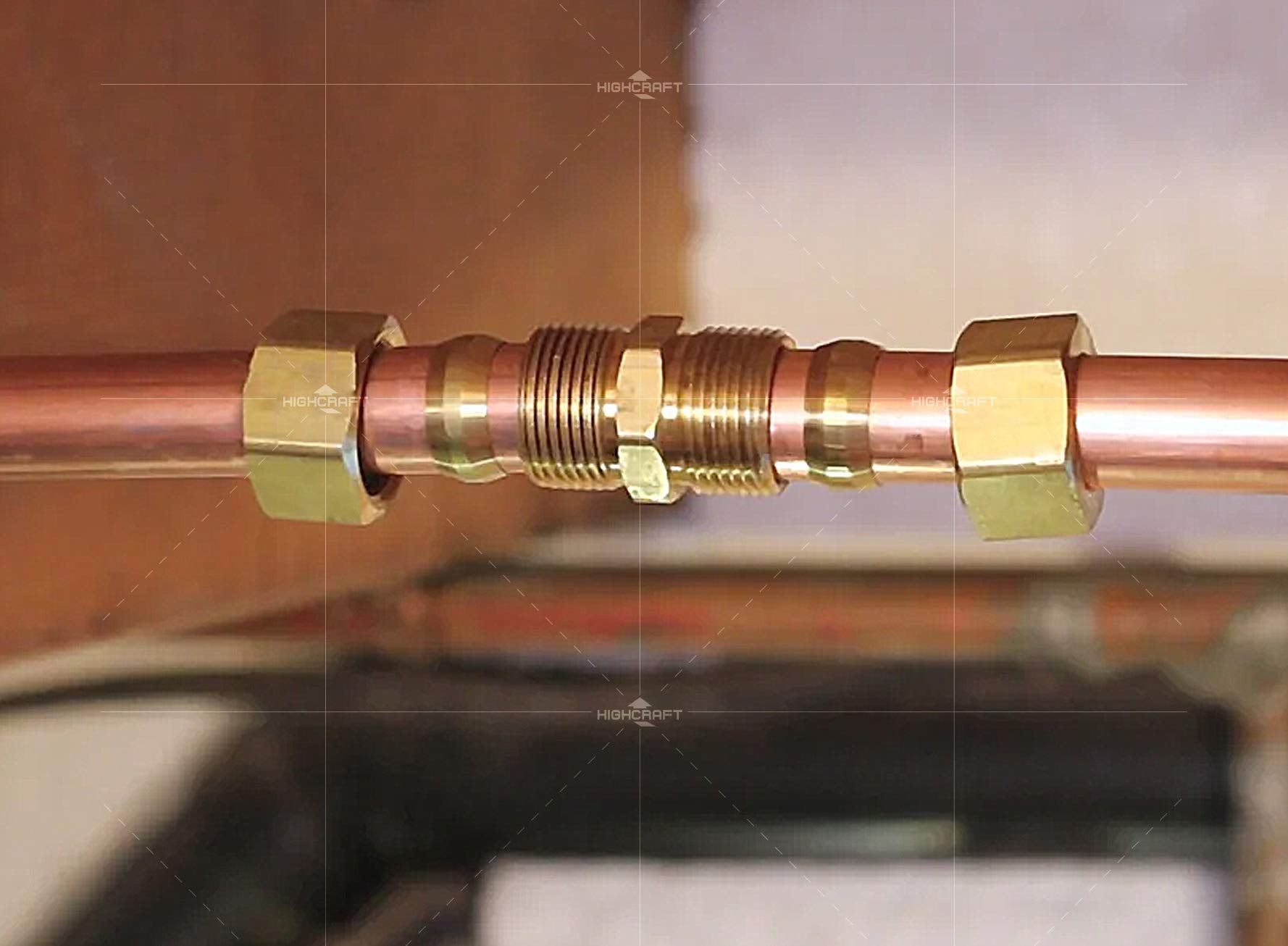 Snapklik.com : Highcraft D62-58-OM Compression Union Pipe Fitting 5/8 ...