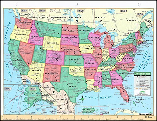 Notebook Map: Usa/World: Universalmap: 9780762506019: Amazon.com: Books