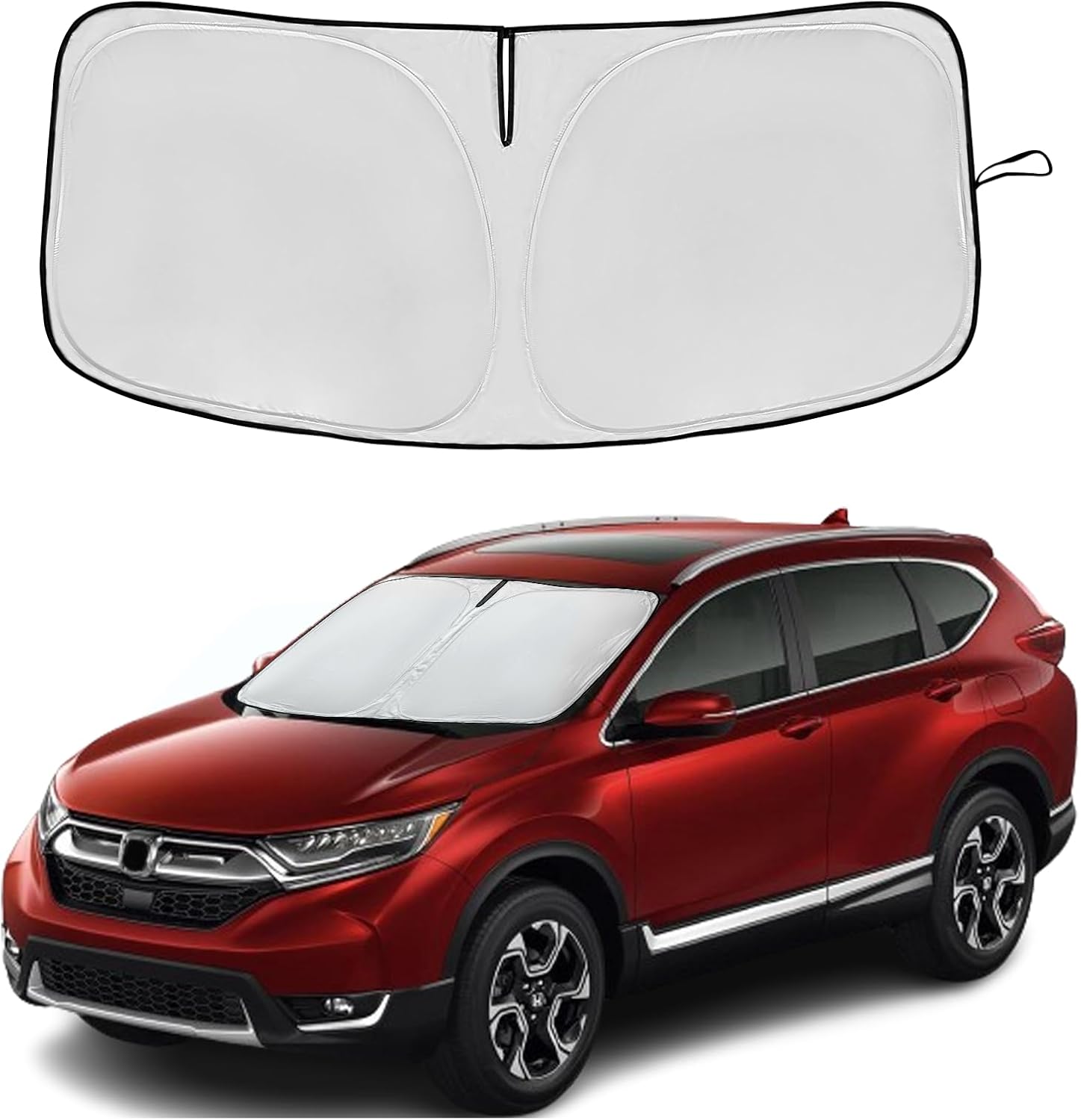 Amazon.com: Windshield Sun Shade for Honda Civic 2022 2023 2024 Double ...