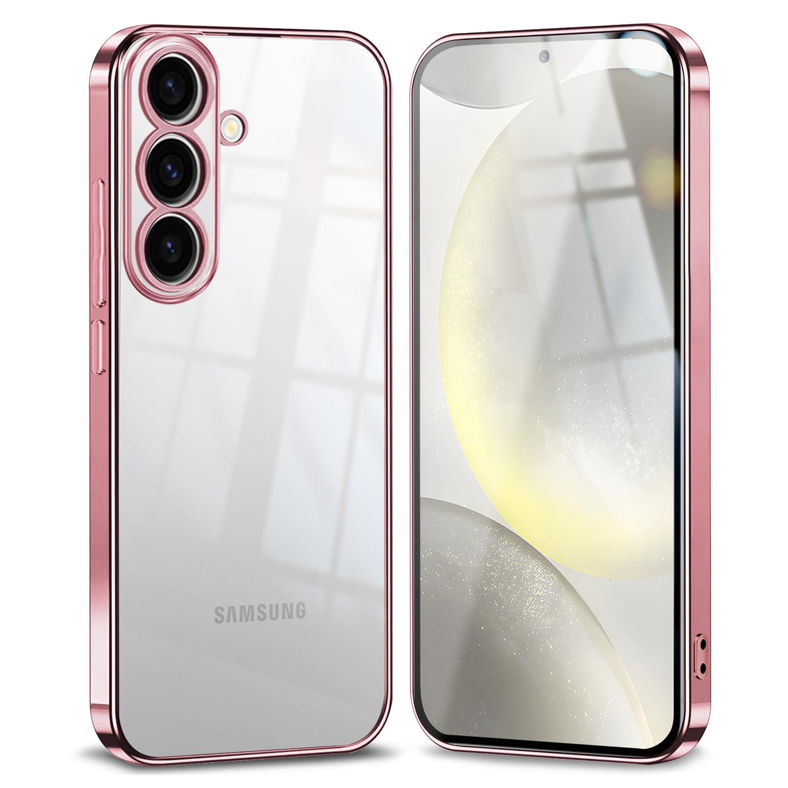 Snapklik.com : For Samsung Galaxy S24 Case Crystal Clear,Military Grade ...