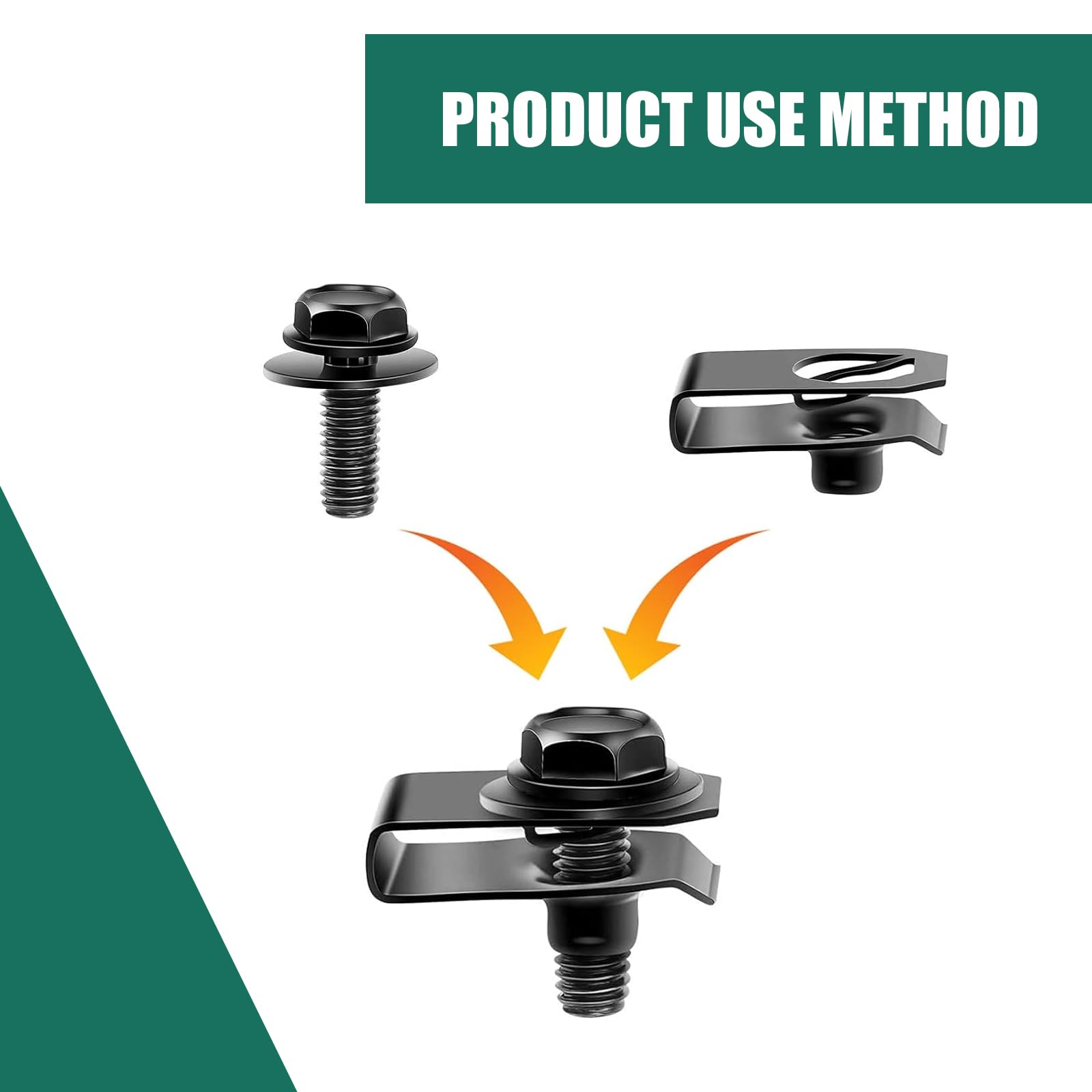Snapklik.com : Nowkont Car Fender Liner Push Retainer Bolts Kit, 35 PCS ...