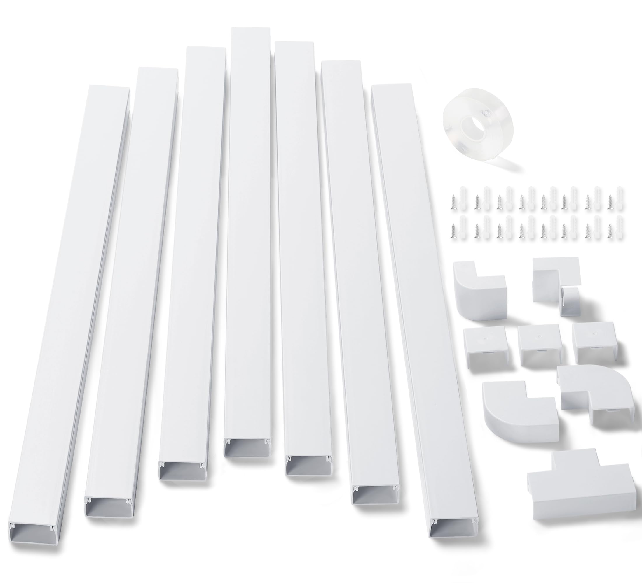 Amazon.com: 126in Cord Hider Kit, ZhiYo Wire Hiders for TV on Wall ...