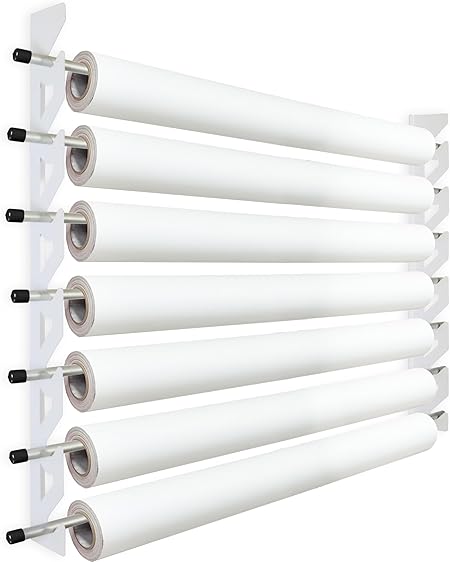 Amazon.com: Generic 7 Roll Wall Mount Storage System Rack Kit for Car ...