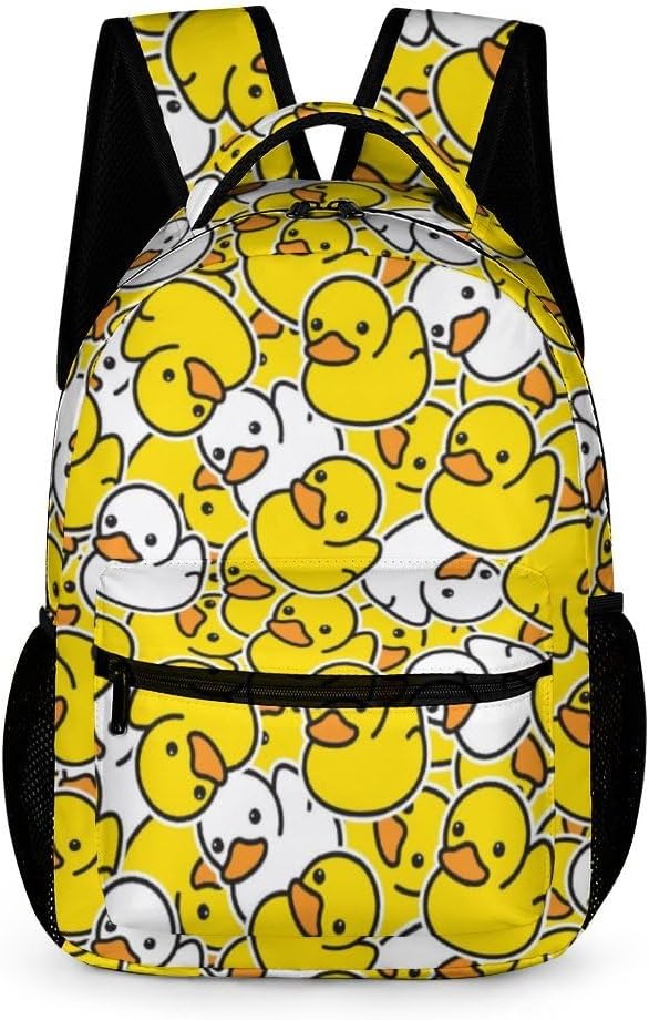 Amazon.com | ZCJB-WSRY Duck Backpack for Kids Girls Boys School, 16 ...