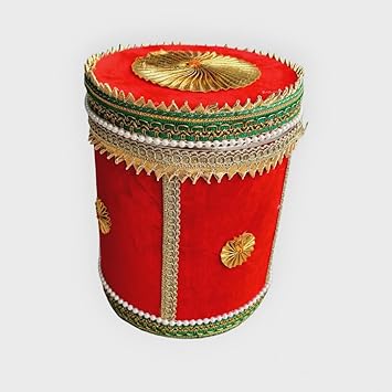 Buy Royal Indian Art - Decorative Stainless Steel Bhaji Box, Ladoo ...