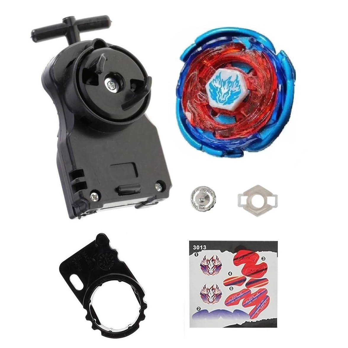 Beyblade Metal Fury Cosmic Pegasus Spin Track 2x Beyblade Final Drive