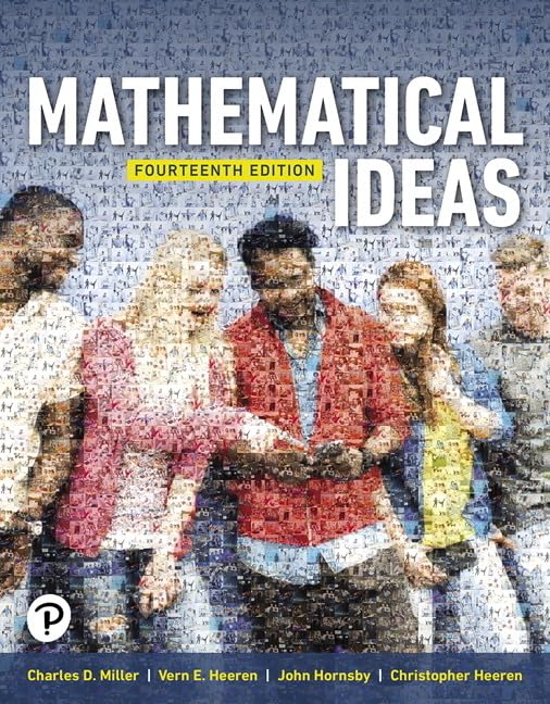 Amazon.com: Mathematical Ideas: 9780134995588: Miller, Charles, Heeren ...