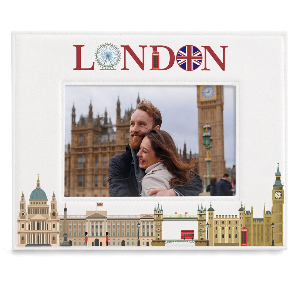 Amazon.com - KATE POSH London Picture Frame, Family Vacation in London ...
