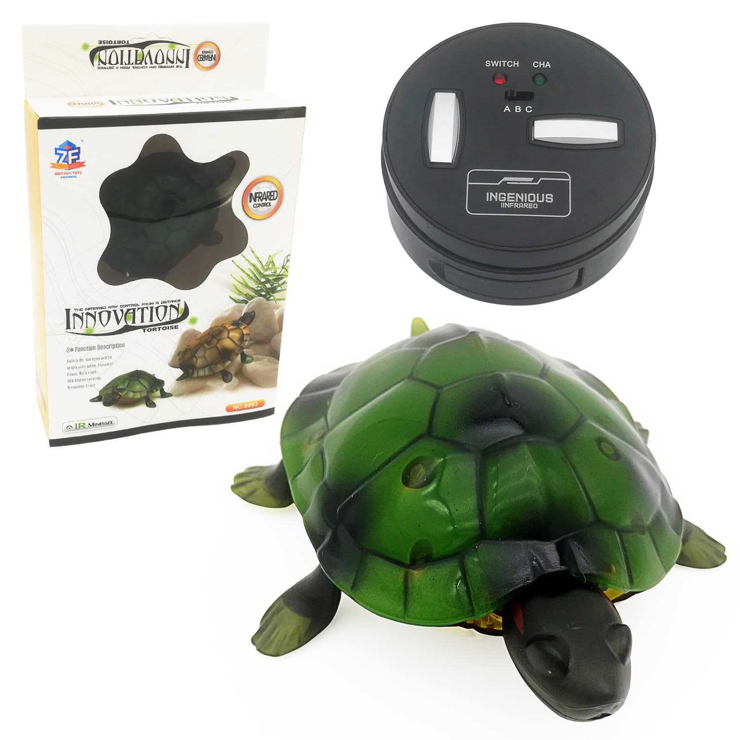 Amazon.com: Gosyfeti Remote Control Turtle Toy for Kids, Realistic RC Tortoise Electric Animal ...